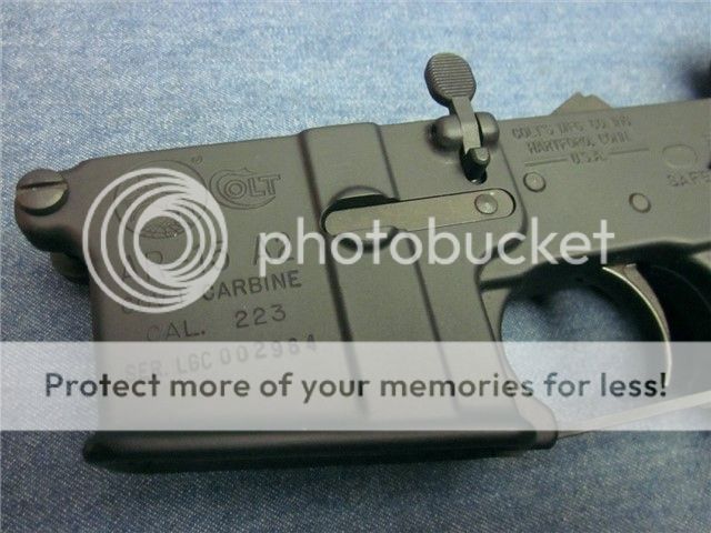 Never seen a lower cut like this. All Colt LE6520's this way? > AR ...
